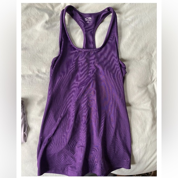 Champion | Tops | Champion Purple Razorback Workout Top | Poshmark